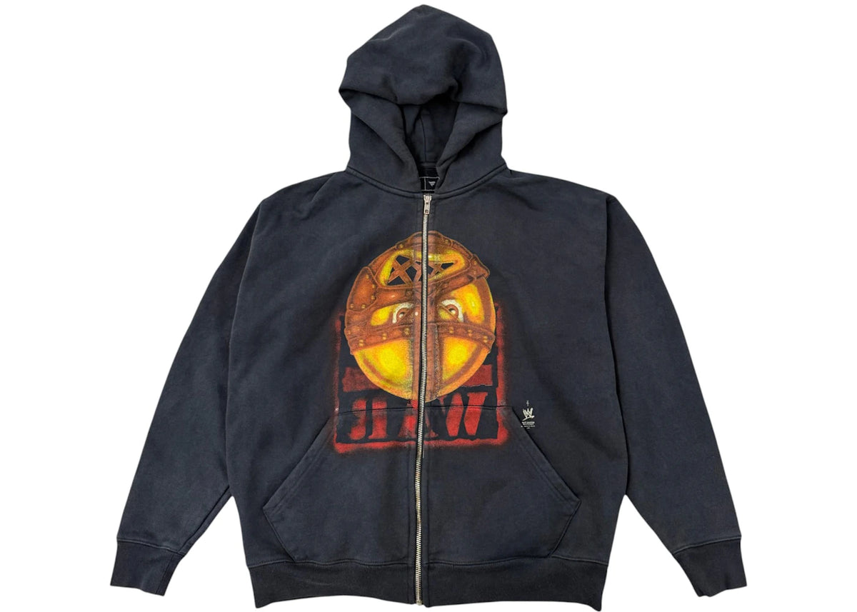 TRAVIS SCOTT X WWE MANKIND ZIP HOODIE BLACK SIZE L – Original Grail